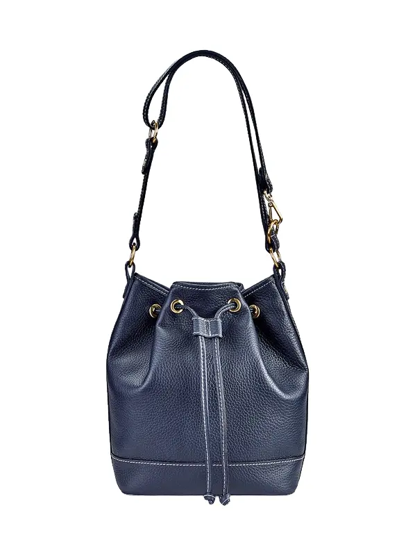 Gigi New York Cassie Bucket Bag - Natural