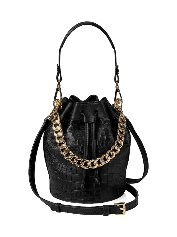 Gigi New York Brooklyn Bucket Bag - Gold