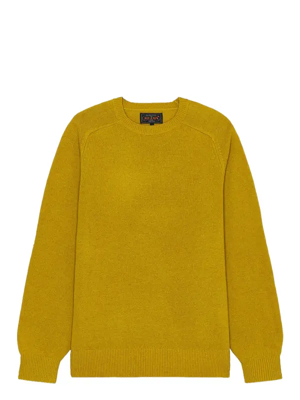 BEAMS Pullover Sweater - Mustard