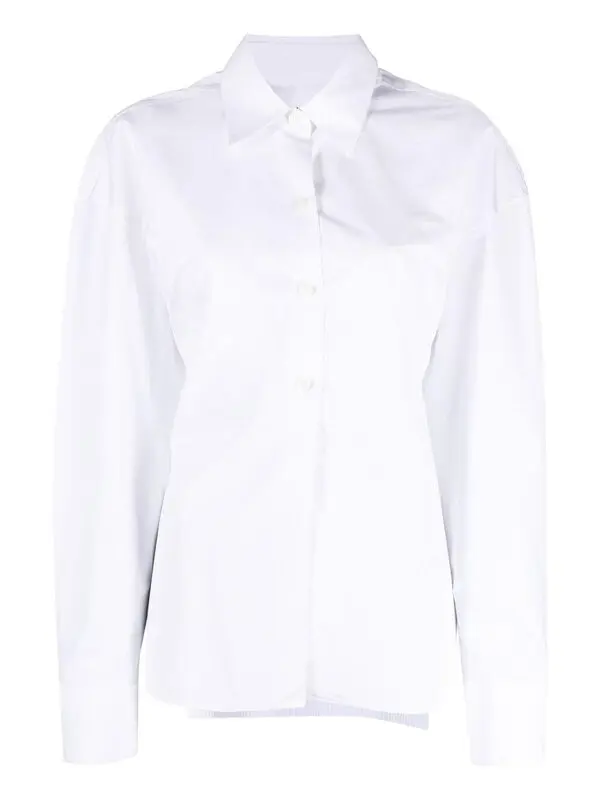 Alexander Wang Panelled Cotton Shirt - White
