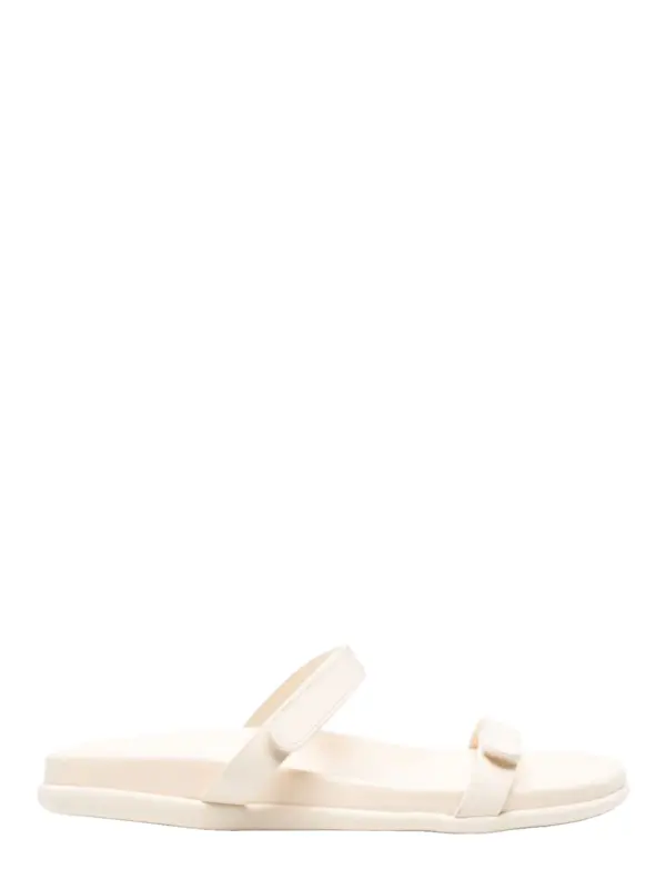 ANCIENT GREEK SANDALS Idra Leather Slides - White