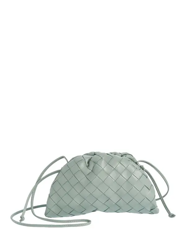 Bottega Veneta Small The Pouch Clutch - 3403 New Sauge-gold