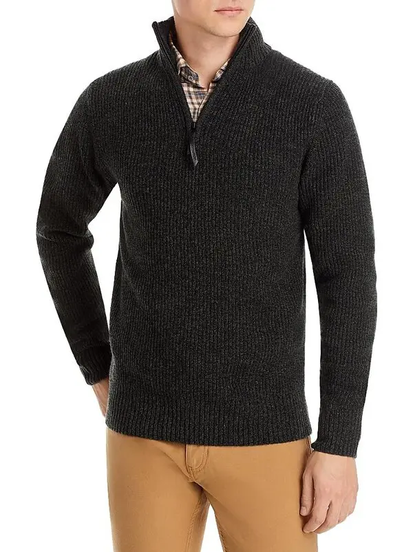 Rodd & Gunn Quarter Zip Sweater - Jungle