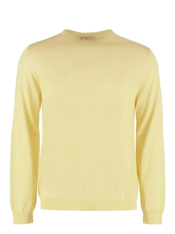THE (ALPHABET) Cashmere-silk Blend Sweater - Yellow