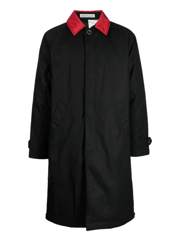 UNDERCOVERISM X Frgmt Logo-print Parka Coat - Black