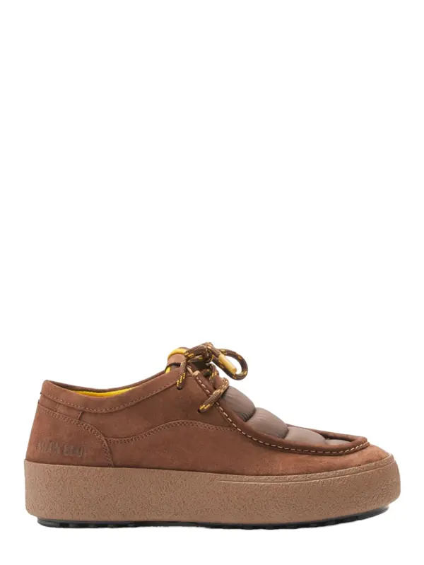 Moon Boot Mtrack Wallaby Panelled Sneakers - Brown