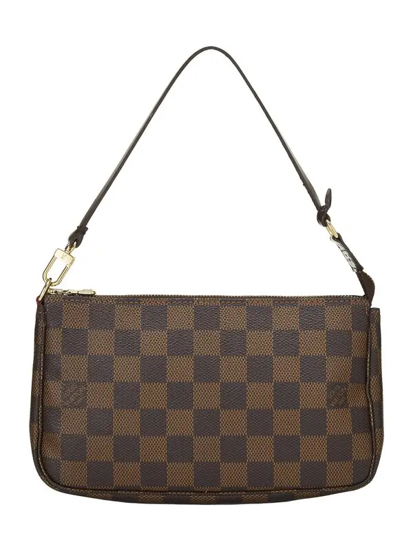 LOUIS VUITTON Damier Ebene Pochette Accessoires - Brown