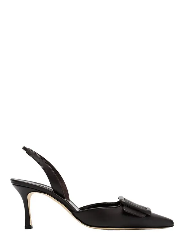 Manolo Blahnik Maysli Pumps - Dark Brown