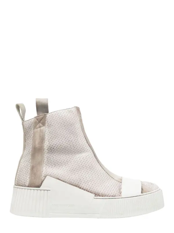 Boris Bidjan Saberi Bamba 5 Distressed-effect Sneakers - Grey