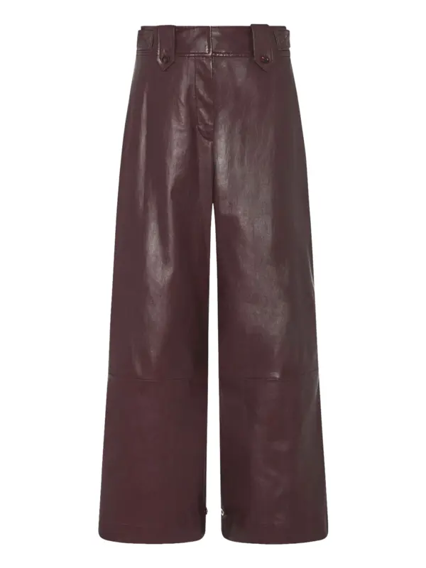 Rosetta Getty Wide-leg Trousers - Brown