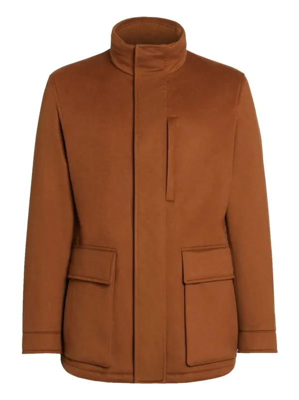 Zegna Vetta Oasi Cashmere Over Jacket - Brown