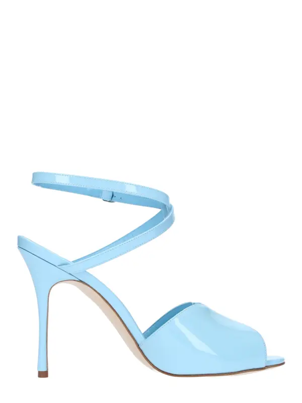 Manolo Blahnik Hourani 105 Sandals - Blue