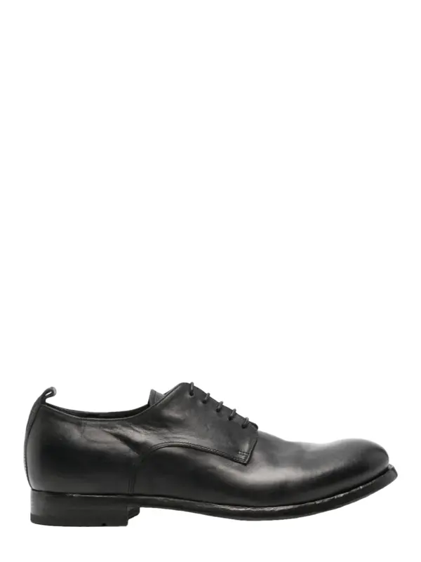 Officine Creative Stereo 20mm Leather Derby Shoes - Black