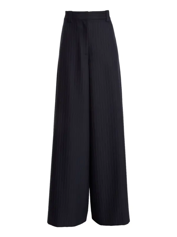 Khaite Jacob Wide-leg Trousers - Black