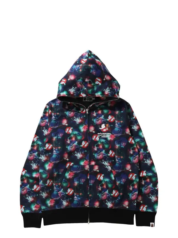 BAPE X Ghostbusters Camo Full Zip Hoodie - Multicolor