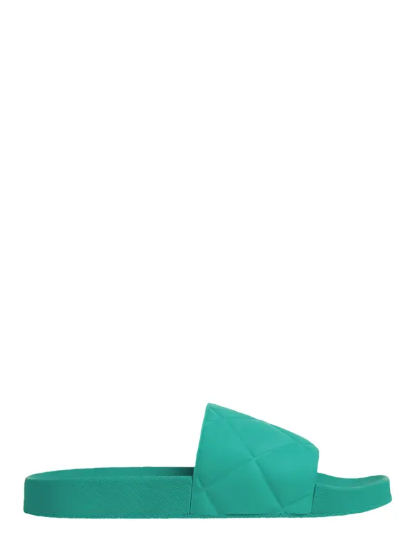 Bottega Veneta Neptune Slides - Green