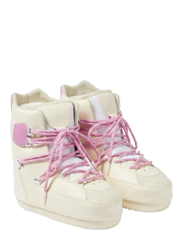 Moon Boot Snowboard Sneaker Mid Boots - Beige