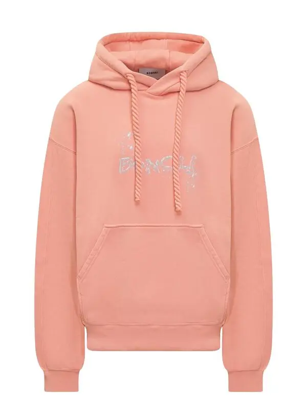 BONSAI Water Logo Hooded Sweatshirt - Pink