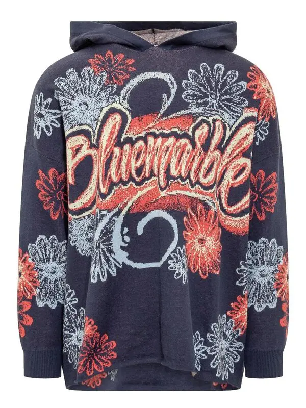 BLUEMARBLE Floral Print Sweatshirt - Blue