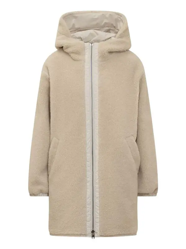Woolrich Reversible Teddy Parka - White
