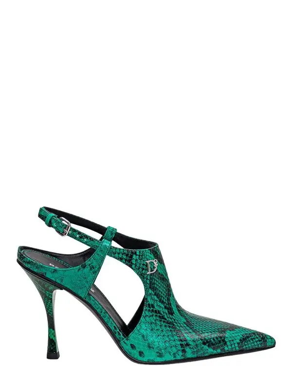Dsquared2 Python Slingback Décollet - Green