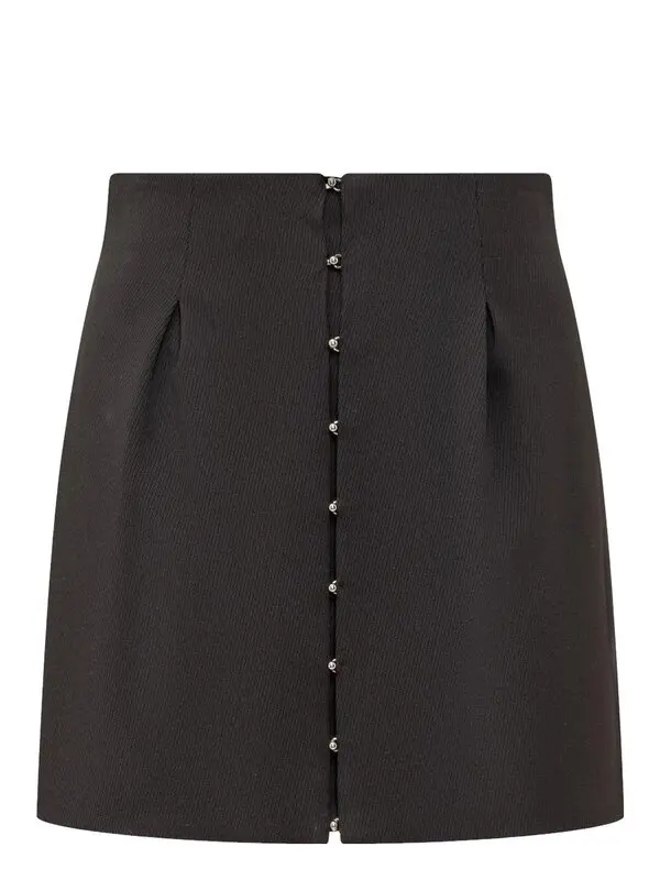 DEL CORE Short Skirt - Black