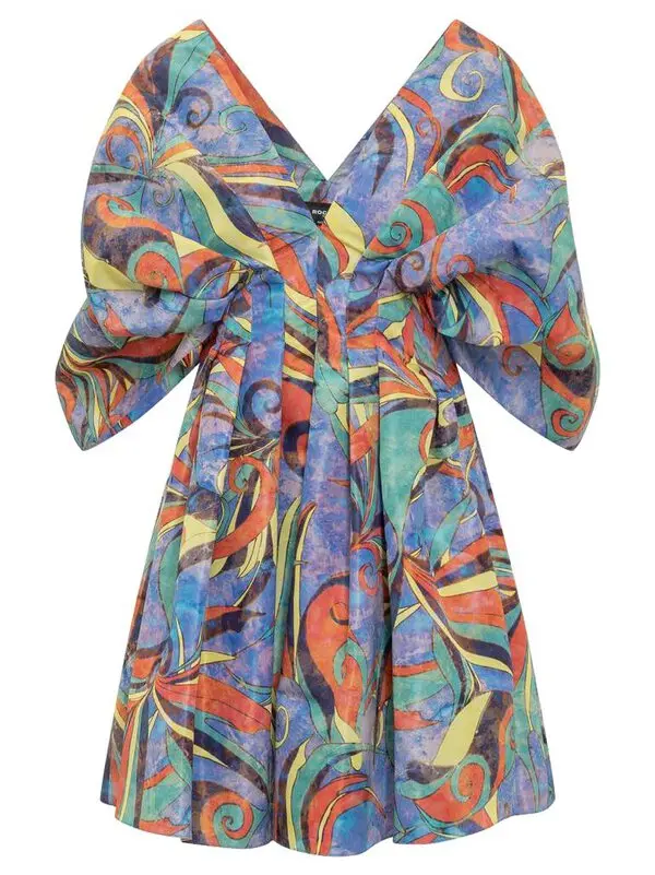 Rochas Mini Dress - Multicolor