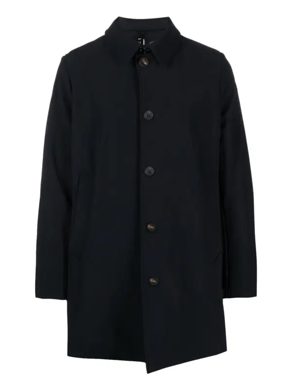 RRD Winter Thermo Single-breasted Coat - Blue