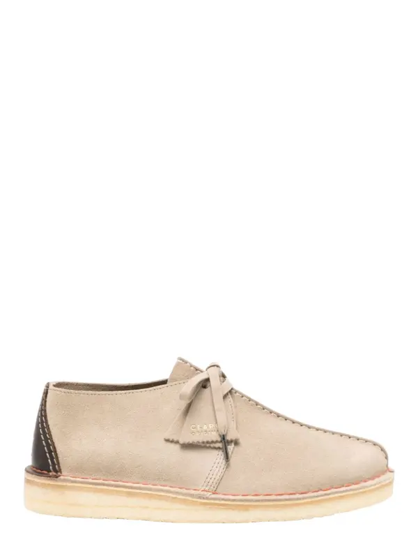 Clarks Desert Trek Suede Shoes - Brown