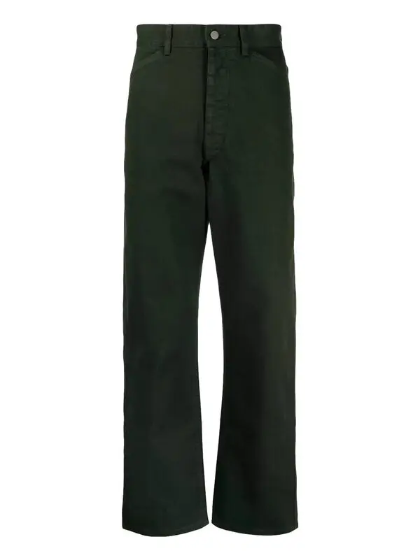 LEMAIRE Mid-rise Straight-leg Jeans - Green