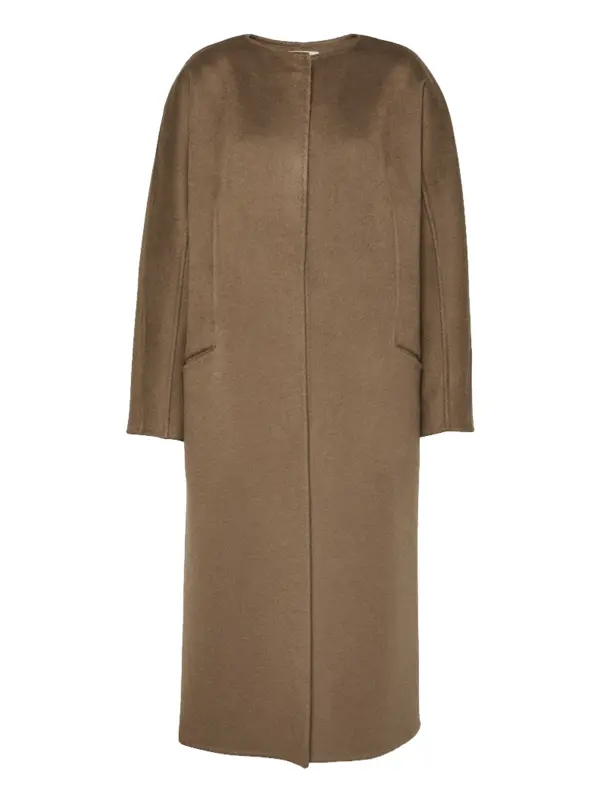 THE ROW Prisheella Cashmere Coat - Brown