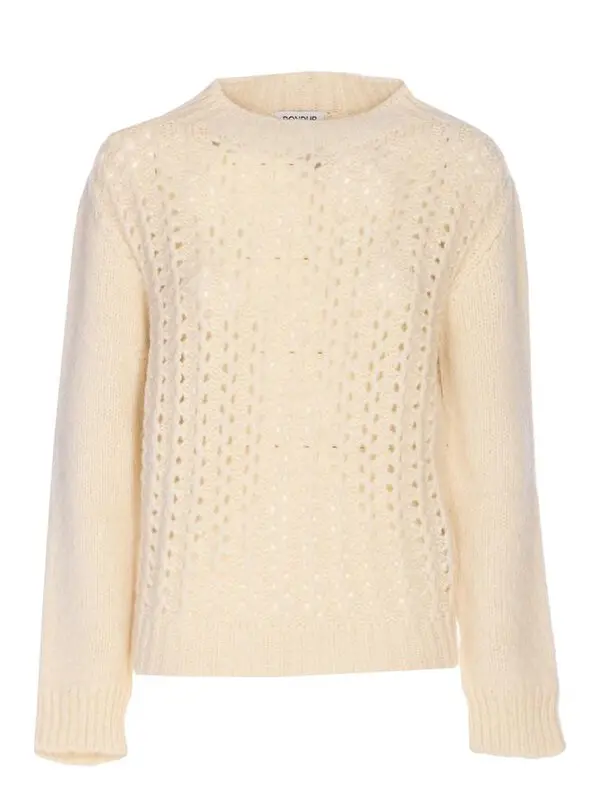 DONDUP Dolcevita Sweater - White