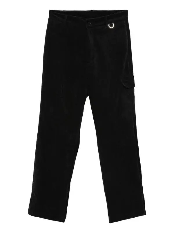 FAMILY FIRST Straight Leg Corduroy Pants - Black