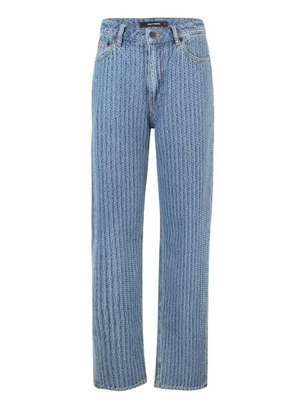 DAILY PAPER Printed Cotton Pants - Blue