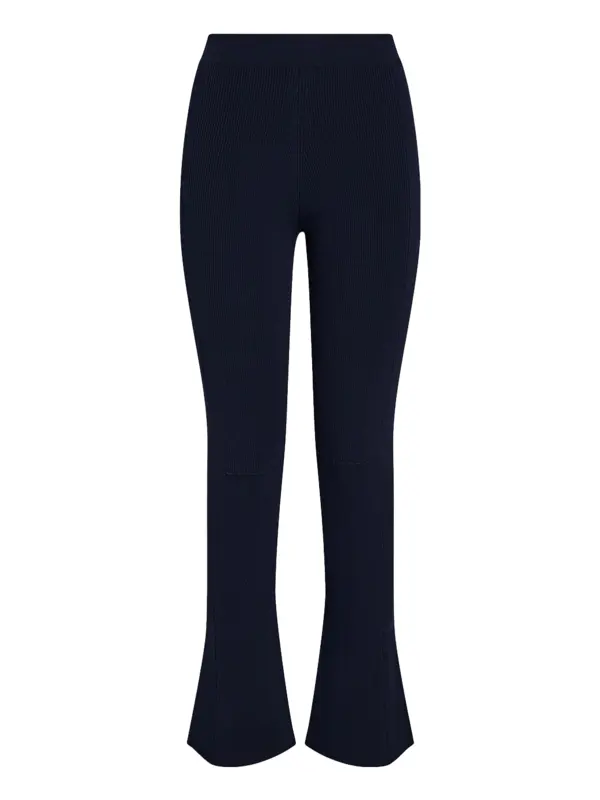 Jacquemus Baunhila Flared Knit Pants - Navy