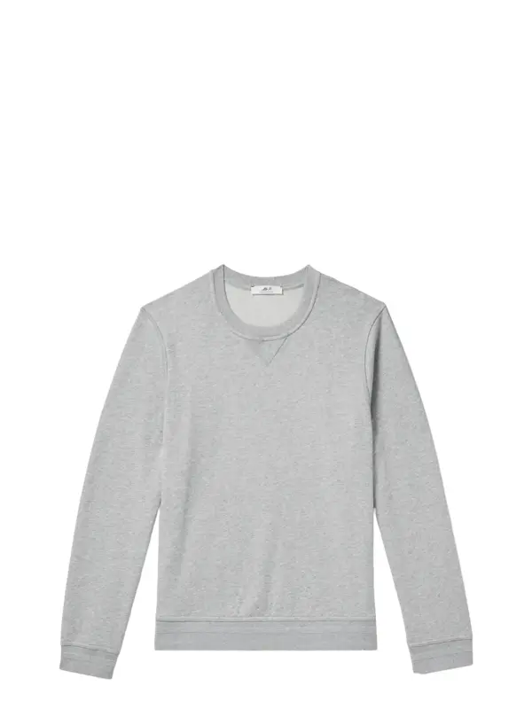 Mr P. Cotton-jersey Sweatshirt - Gray