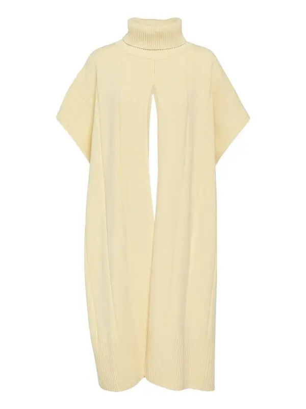 JOSEPH Wool Poncho - Beige