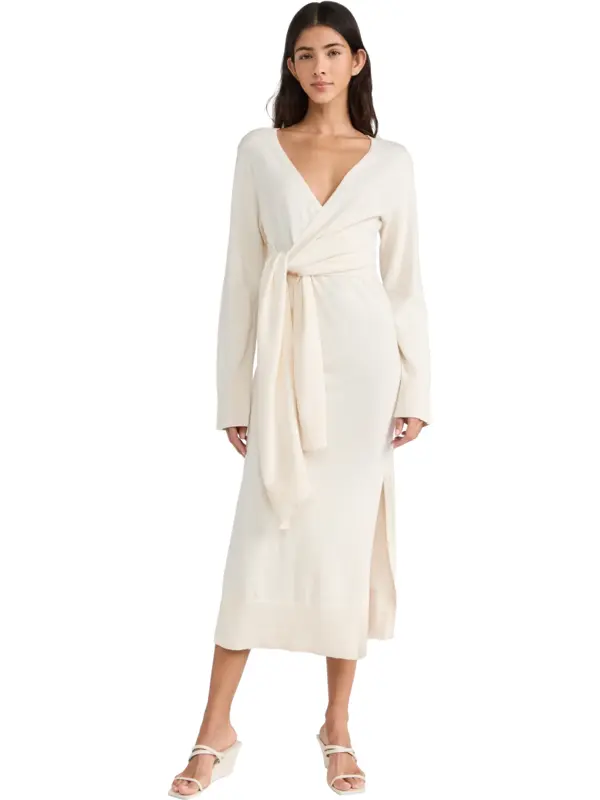 Simkhai Skyla Wrap Dress - Ivory