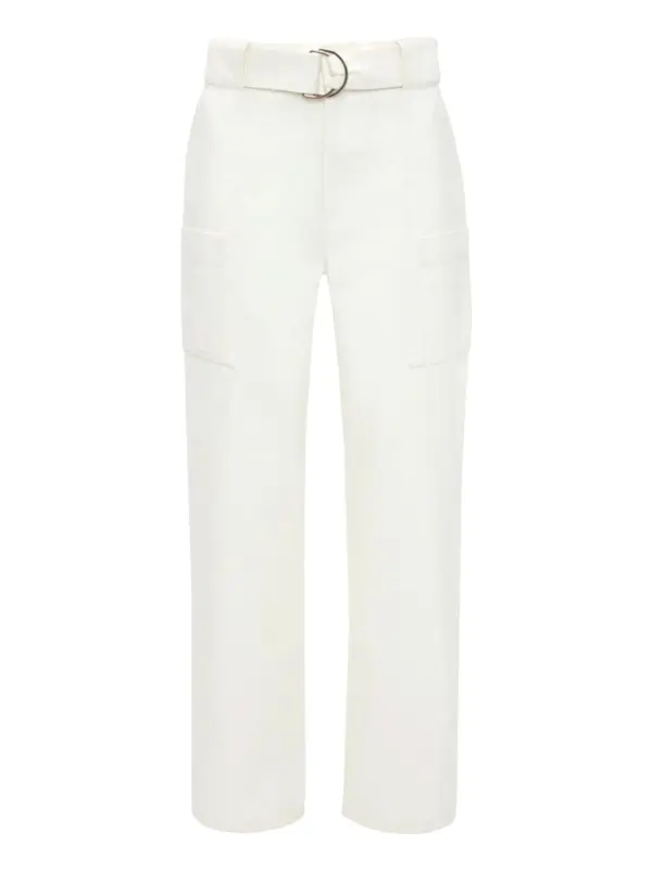 JW Anderson Wide-leg Cargo Trousers - White