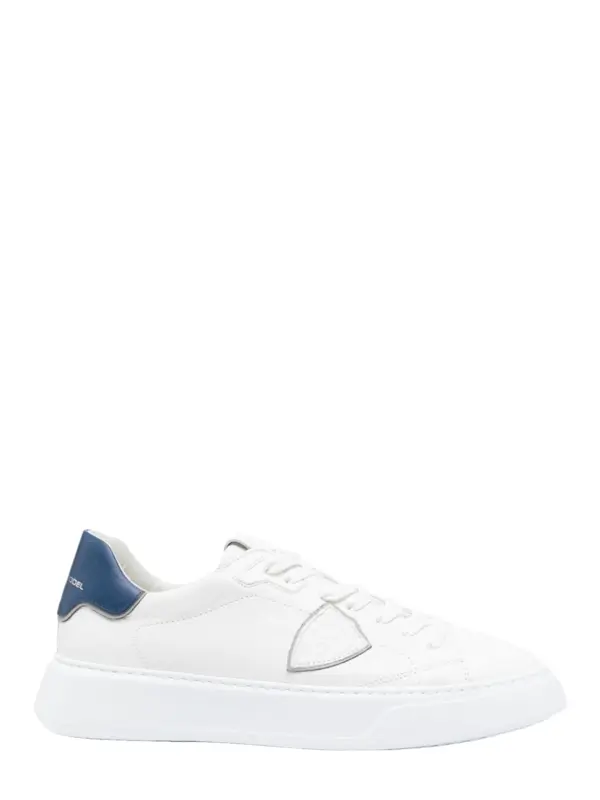 Philippe Model Leather Sneakers - White
