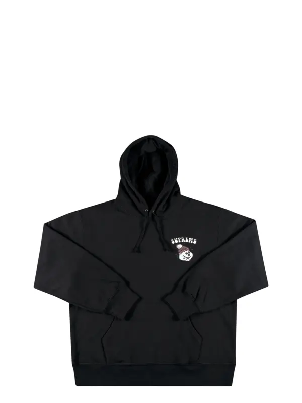 Supreme Snowman Hooded Sweatshirt - Black