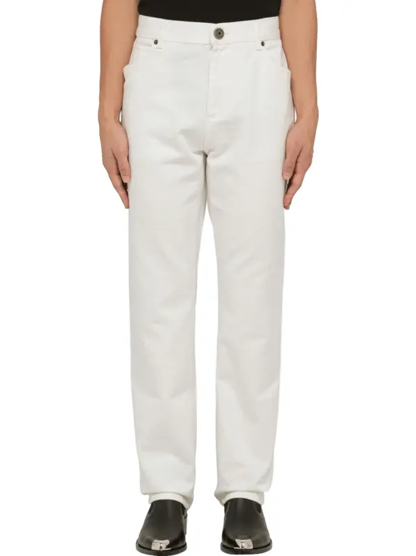 Balmain Regular Trousers - White
