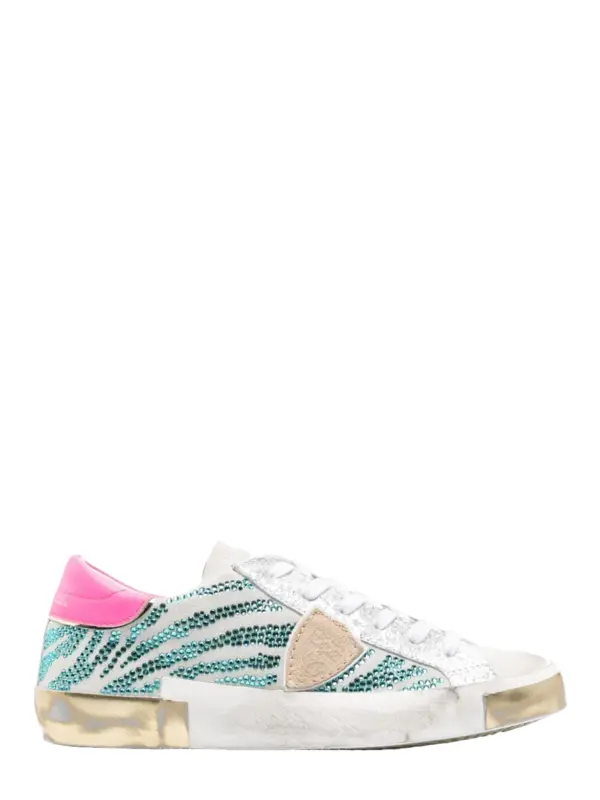 Philippe Model Logo-patch Sneakers - White