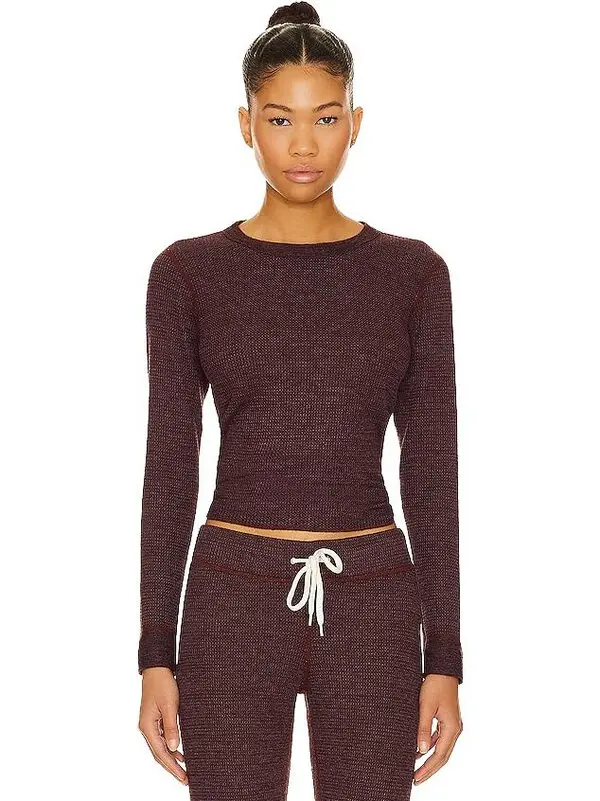 Monrow Thermal Top - Merlot