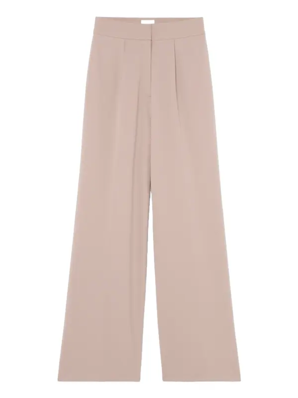 G. LABEL BY GOOP G. Label Katie-marie Wide-leg Pleated Trousers - Camel