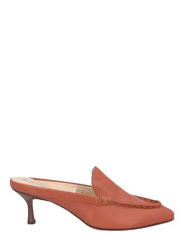 TOD'S Leather Mules - Brown