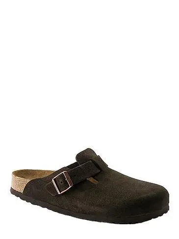 Pink Birkenstock Boston Clogs - Brown