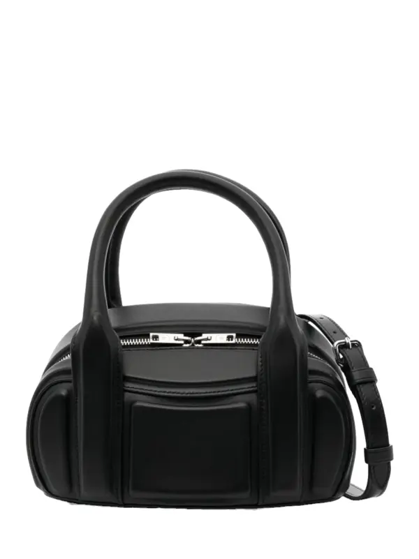 Alexander Wang Small Roc Panelled Leather Bag - Black