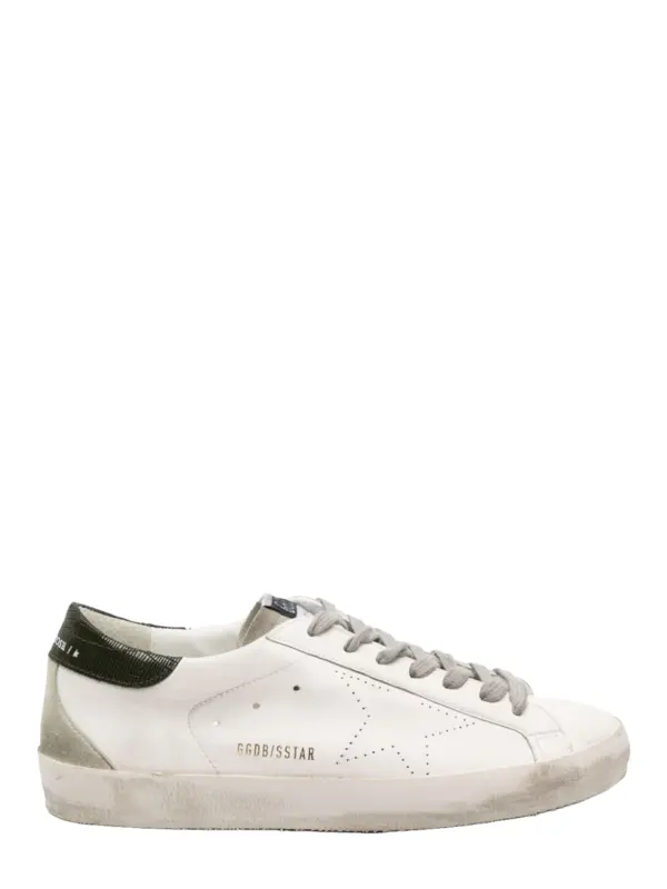 Golden Goose Super-star Leather Sneakers - White