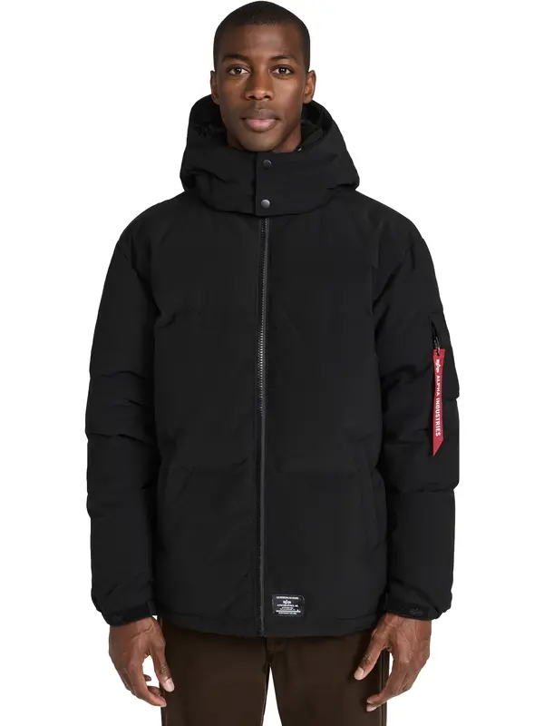 Alpha Industries Puffer Parka - Black
